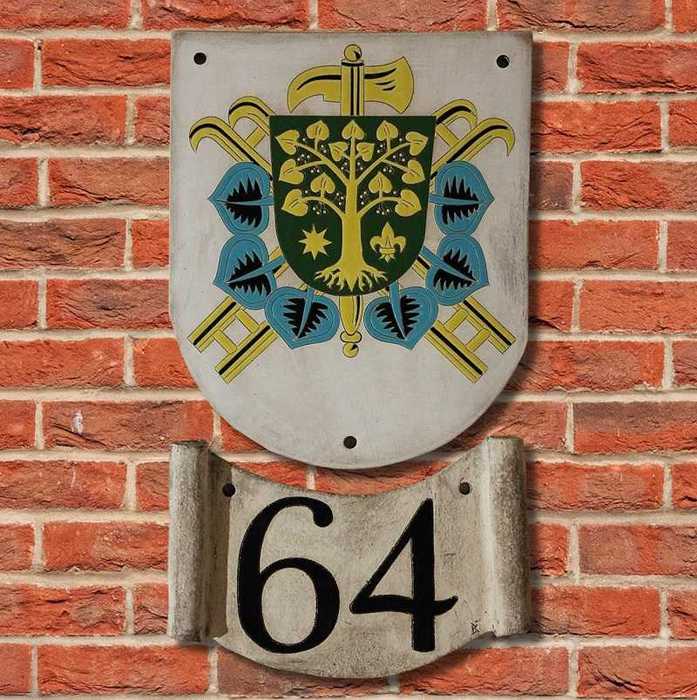 Číslo popisné na velkém erbu